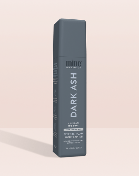 Dark Ash Self Tan Foam | Cool, Intense Super Dark Self Tanner | MineTan ...